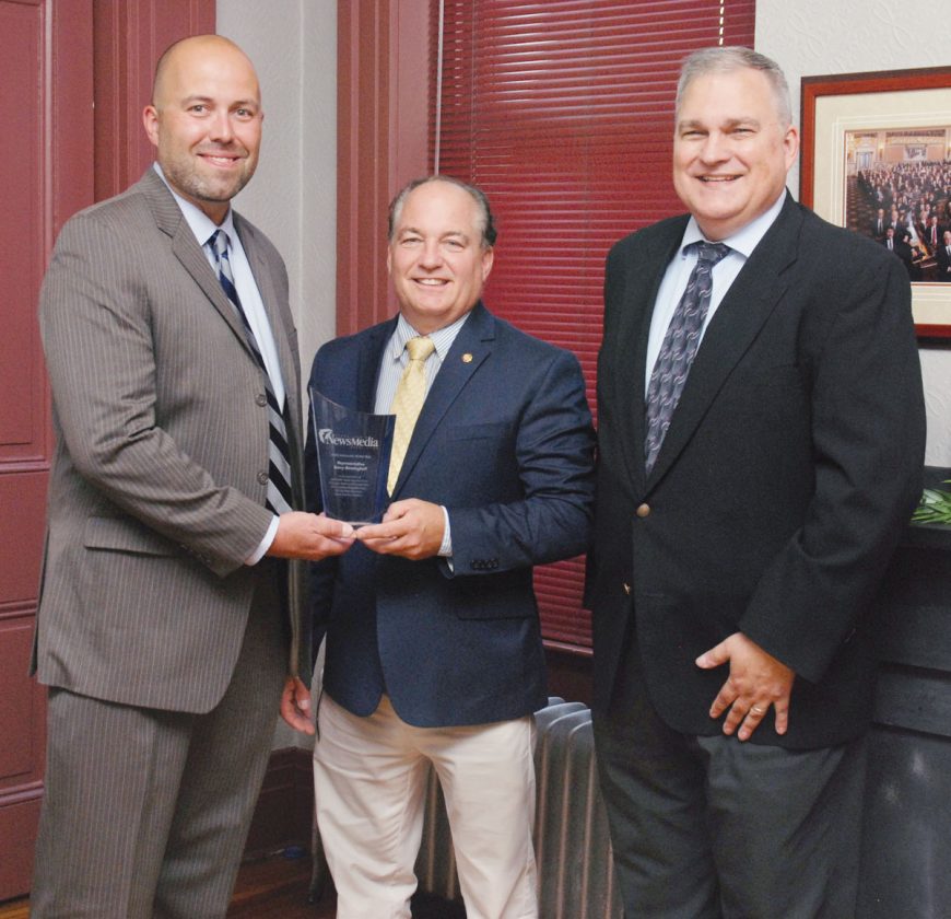 Benninghoff wins award | News, Sports, Jobs - The Sentinel